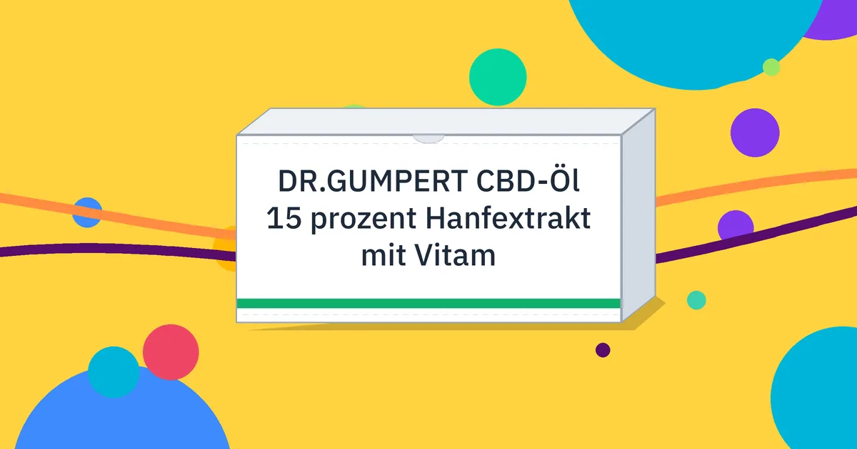 Symbolbild: Packung mit der Aufschrift DR.GUMPERT CBD-Öl 15 prozent Hanfextrakt mit Vitam (PZN 17577436) – Verfügbarkeit und Bezug in Apotheken in Frankfurt am Main