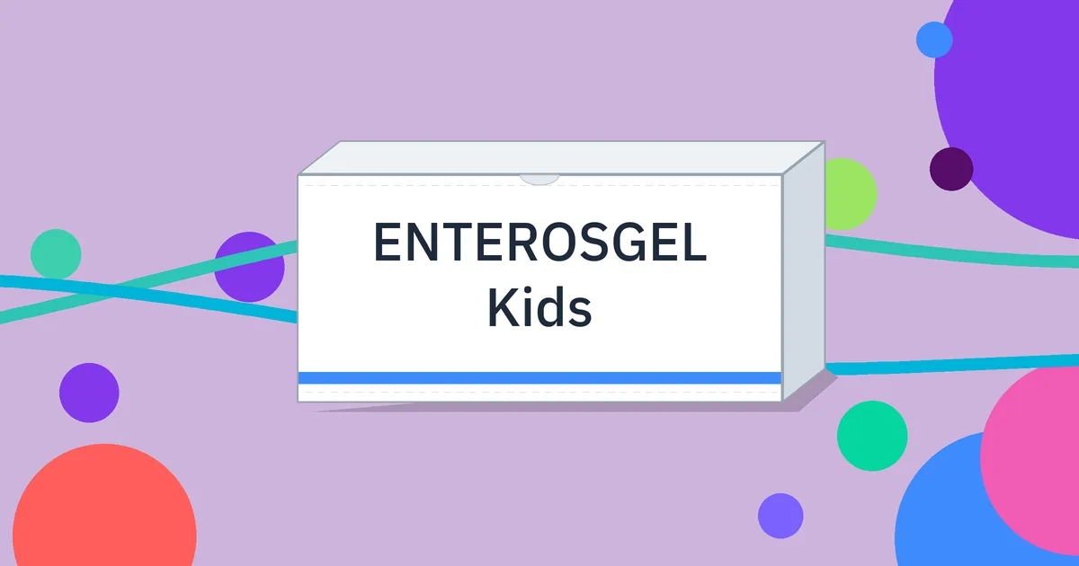 Symbolbild: Packung mit der Aufschrift ENTEROSGEL Kids (PZN 20575903) – Verfügbarkeit und Bezug in Apotheken in Frankfurt am Main