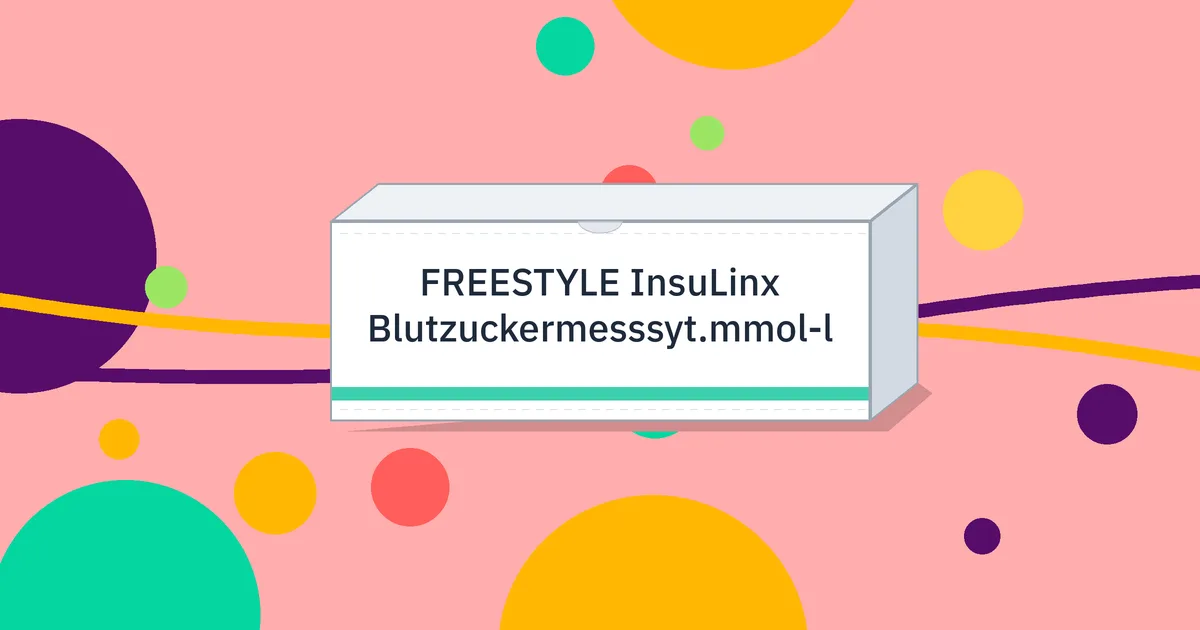 Symbolbild: Packung mit der Aufschrift FREESTYLE InsuLinx Blutzuckermesssyt.mmol-l (PZN 07796893) – Verfügbarkeit und Bezug in Apotheken in Frankfurt am Main