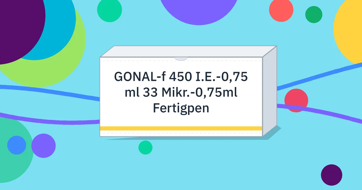 Symbolbild: Packung mit der Aufschrift GONAL-f 450 I.E.-0,75 ml 33 Mikr.-0,75ml Fertigpen (PZN 15568491) – Verfügbarkeit und Bezug in Apotheken in Frankfurt am Main