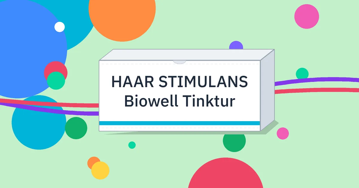 Symbolbild: Packung mit der Aufschrift HAAR STIMULANS Biowell Tinktur (PZN 02328650) – Verfügbarkeit und Bezug in Apotheken in Frankfurt am Main