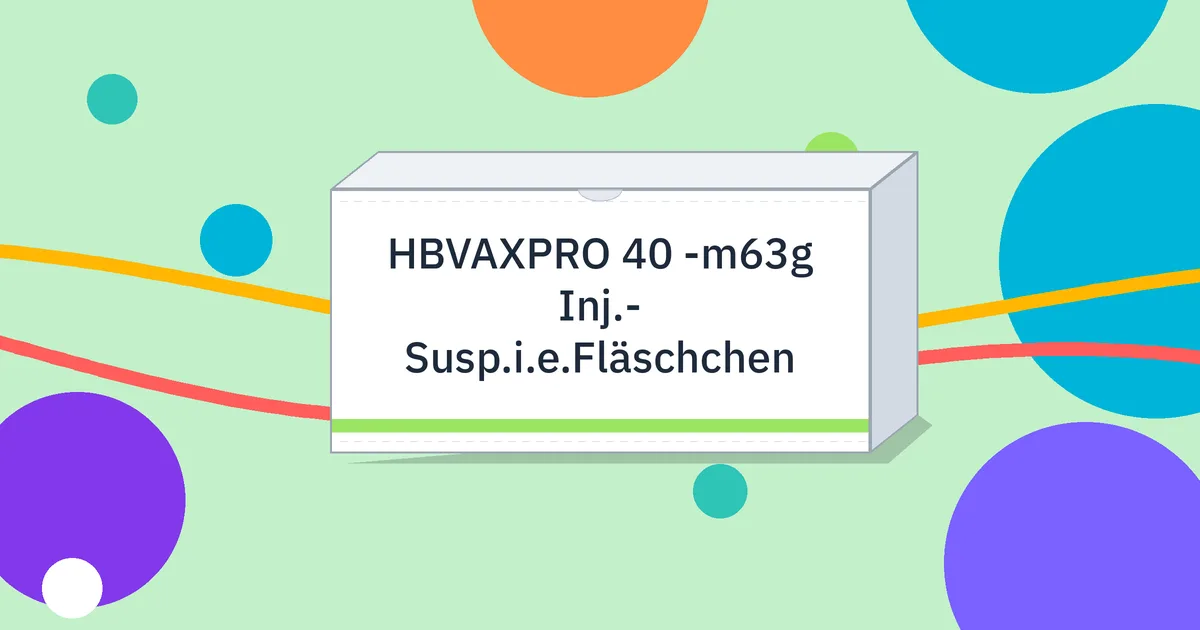 Symbolbild: Packung mit der Aufschrift HBVAXPRO 40 -m63g Inj.-Susp.i.e.Fläschchen (PZN 20290359) – Verfügbarkeit und Bezug in Apotheken in Frankfurt am Main