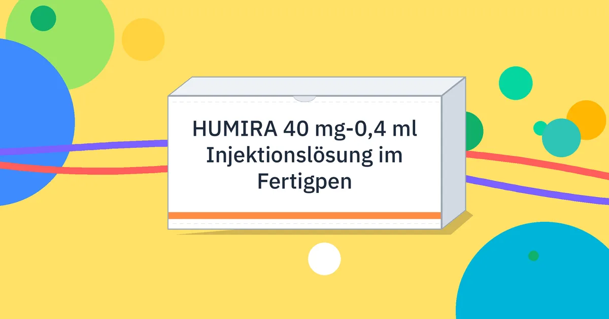 Symbolbild: Packung mit der Aufschrift HUMIRA 40 mg-0,4 ml Injektionslösung im Fertigpen (PZN 15434075) – Verfügbarkeit und Bezug in Apotheken in Frankfurt am Main