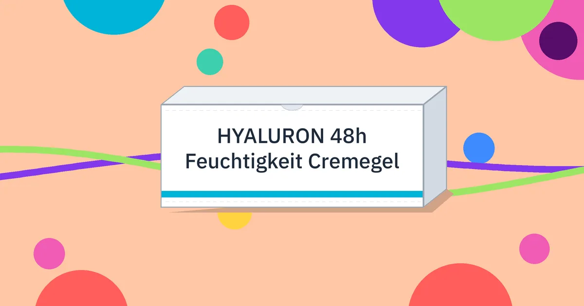 Symbolbild: Packung mit der Aufschrift HYALURON 48h Feuchtigkeit Cremegel (PZN 18781587) – Verfügbarkeit und Bezug in Apotheken in Frankfurt am Main