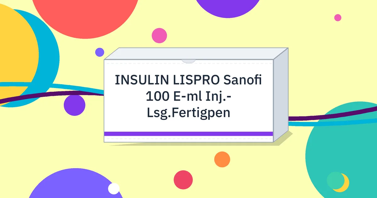Symbolbild: Packung mit der Aufschrift INSULIN LISPRO Sanofi 100 E-ml Inj.-Lsg.Fertigpen (PZN 15318966) – Verfügbarkeit und Bezug in Apotheken in Frankfurt am Main