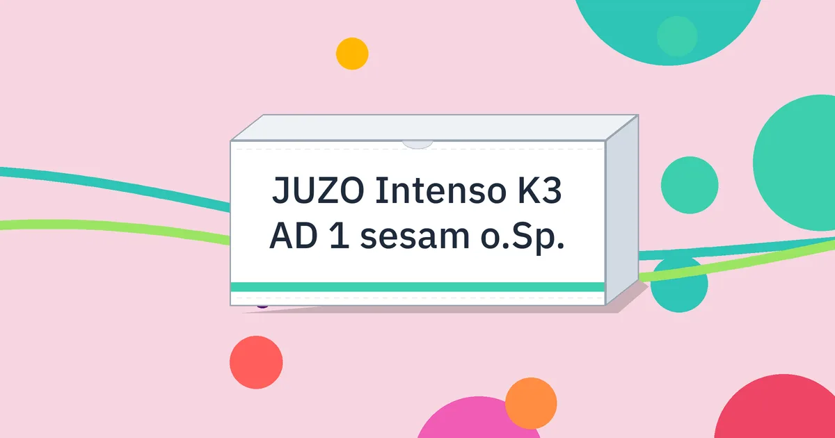 Symbolbild: Packung mit der Aufschrift JUZO Intenso K3 AD 1 sesam o.Sp. (PZN 18637904) – Verfügbarkeit und Bezug in Apotheken in Frankfurt am Main