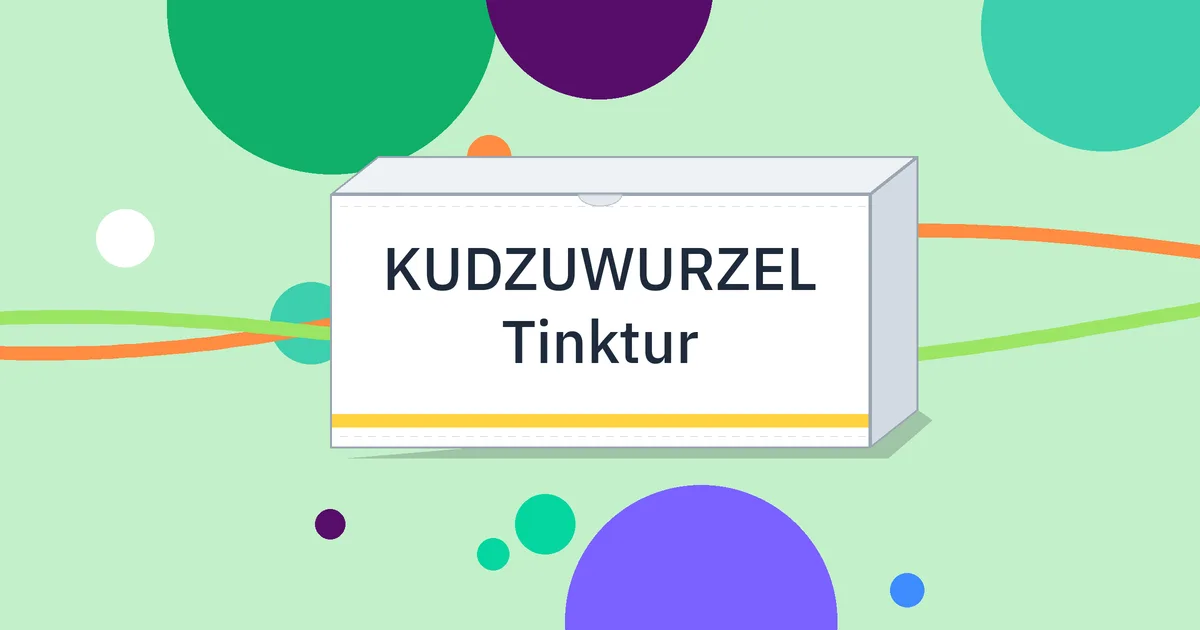 Symbolbild: Packung mit der Aufschrift KUDZUWURZEL Tinktur (PZN 17187706) – Verfügbarkeit und Bezug in Apotheken in Frankfurt am Main