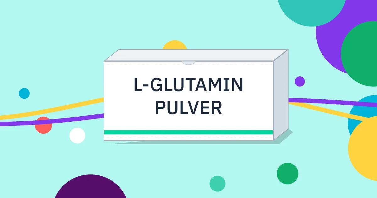 Symbolbild: Packung mit der Aufschrift L-GLUTAMIN PULVER (PZN 16665977) – Verfügbarkeit und Bezug in Apotheken in Frankfurt am Main