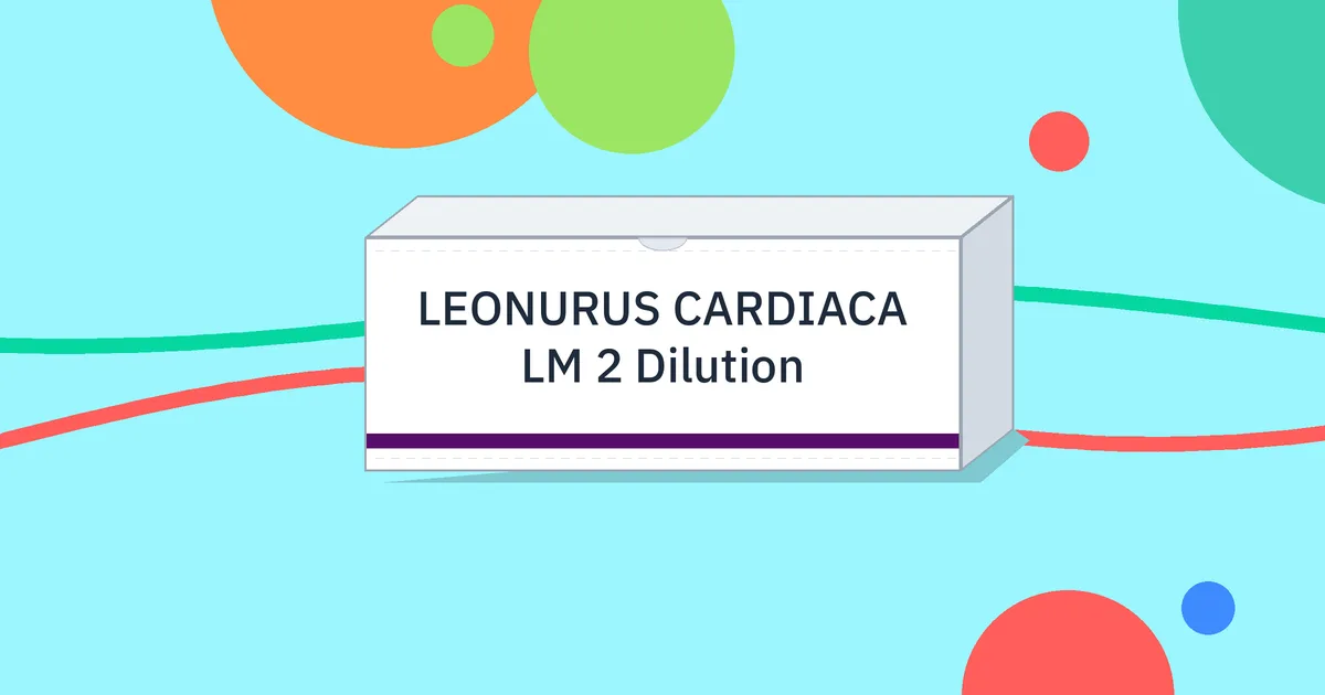 Symbolbild: Packung mit der Aufschrift LEONURUS CARDIACA LM 2 Dilution (PZN 13525773) – Verfügbarkeit und Bezug in Apotheken in Frankfurt am Main