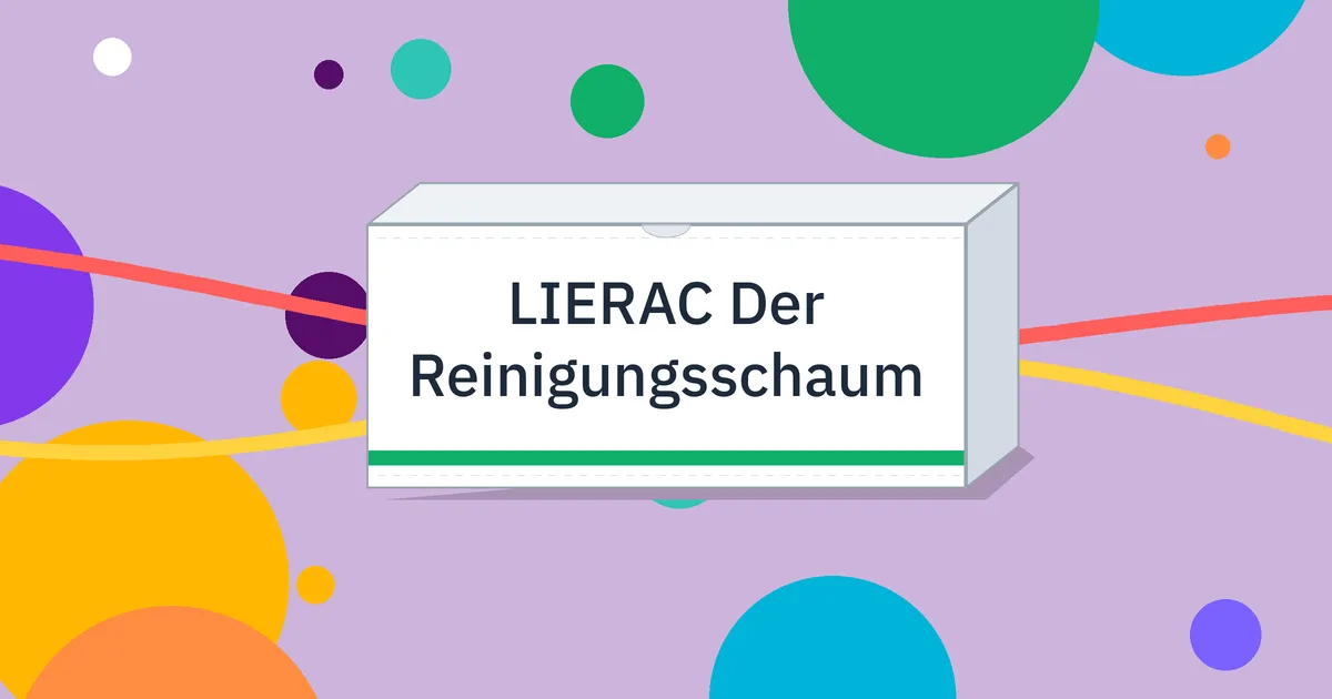 Symbolbild: Packung mit der Aufschrift LIERAC Der Reinigungsschaum (PZN 18240874) – Verfügbarkeit und Bezug in Apotheken in Frankfurt am Main