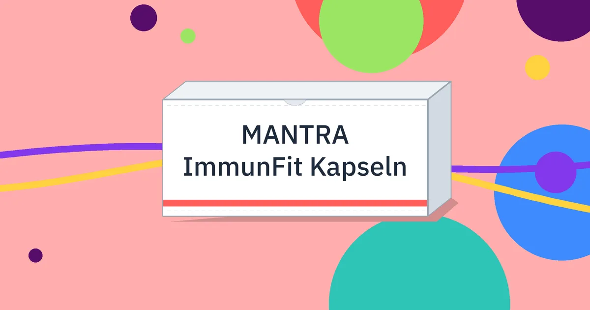 Symbolbild: Packung mit der Aufschrift MANTRA ImmunFit Kapseln (PZN 06152751) – Verfügbarkeit und Bezug in Apotheken in Frankfurt am Main