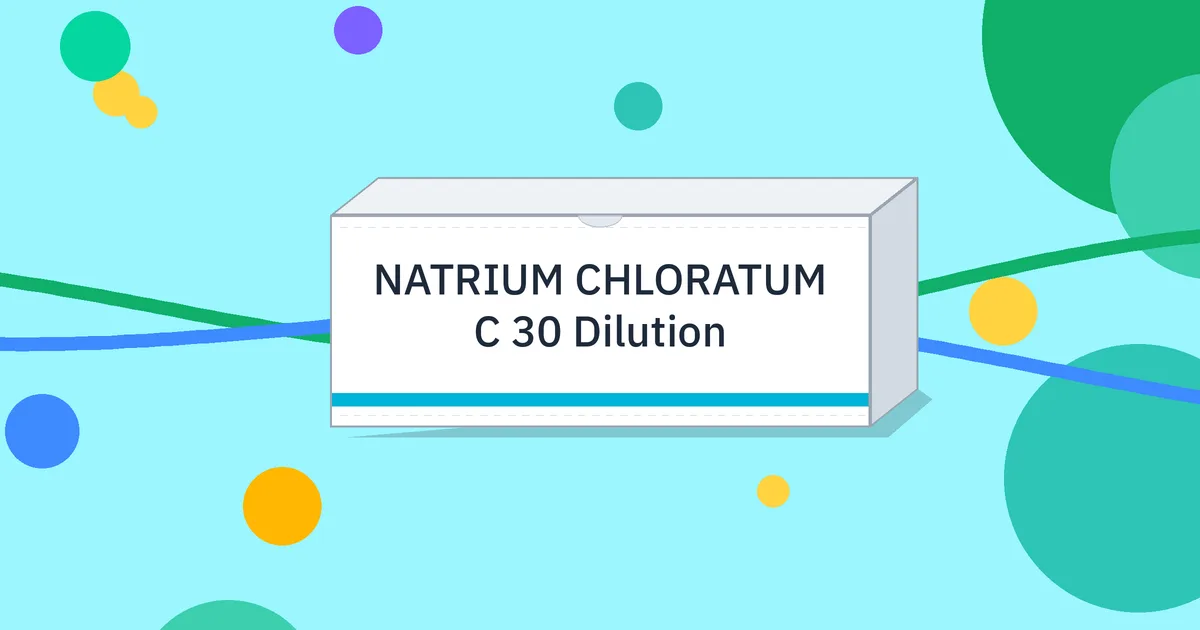 Symbolbild: Packung mit der Aufschrift NATRIUM CHLORATUM C 30 Dilution (PZN 04228585) – Verfügbarkeit und Bezug in Apotheken in Frankfurt am Main