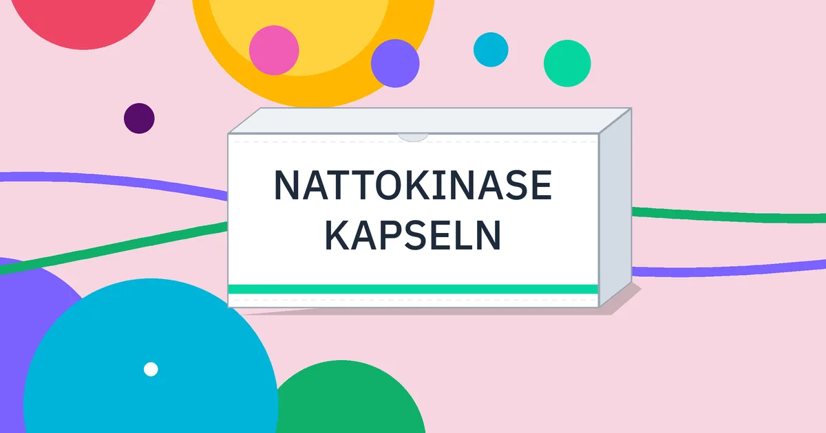Symbolbild: Packung mit der Aufschrift NATTOKINASE KAPSELN (PZN 10996012) – Verfügbarkeit und Bezug in Apotheken in Frankfurt am Main