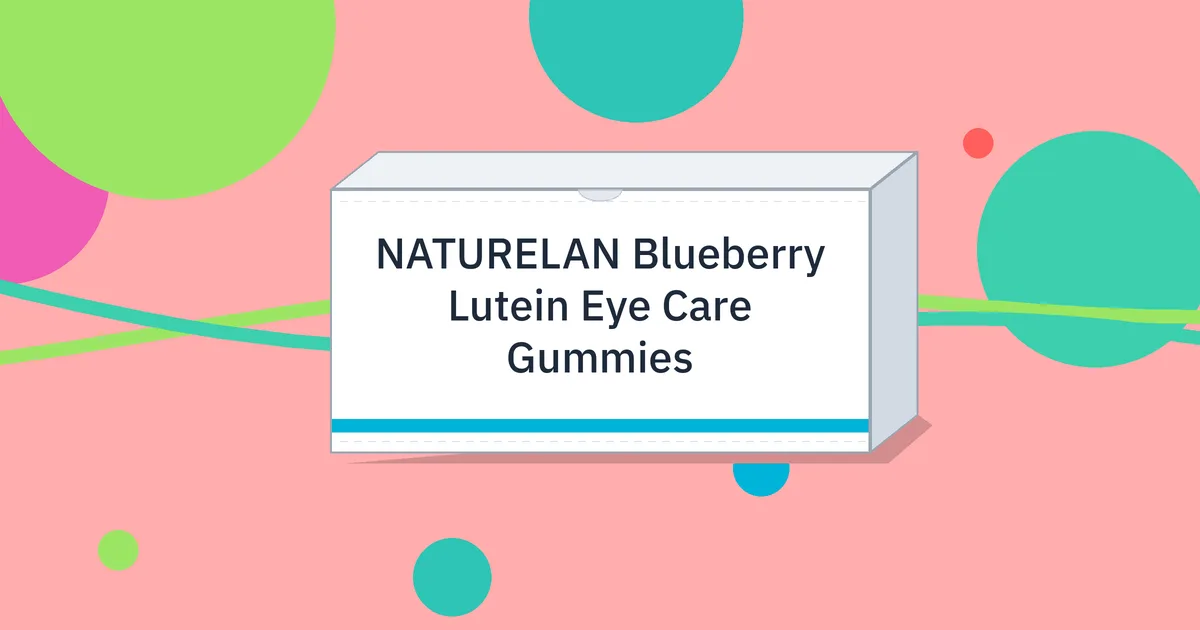 Symbolbild: Packung mit der Aufschrift NATURELAN Blueberry Lutein Eye Care Gummies (PZN 19844025) – Verfügbarkeit und Bezug in Apotheken in Frankfurt am Main