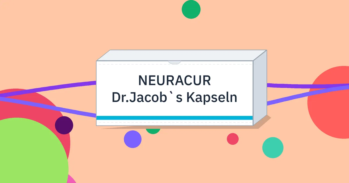 Symbolbild: Packung mit der Aufschrift NEURACUR Dr.Jacob`s Kapseln (PZN 12516973) – Verfügbarkeit und Bezug in Apotheken in Frankfurt am Main
