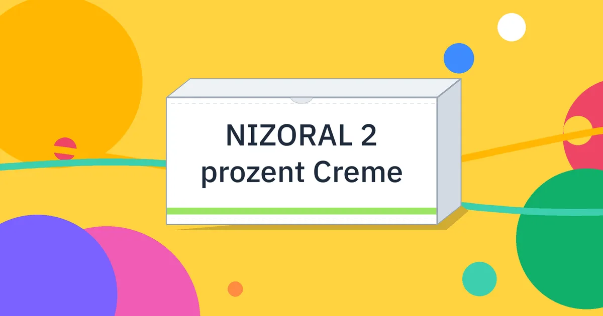Symbolbild: Packung mit der Aufschrift NIZORAL 2 prozent Creme (PZN 13889819) – Verfügbarkeit und Bezug in Apotheken in Frankfurt am Main