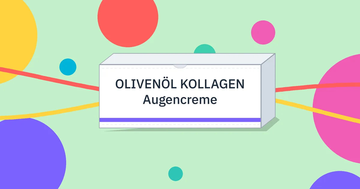 Symbolbild: Packung mit der Aufschrift OLIVENÖL KOLLAGEN Augencreme (PZN 20093564) – Verfügbarkeit und Bezug in Apotheken in Frankfurt am Main