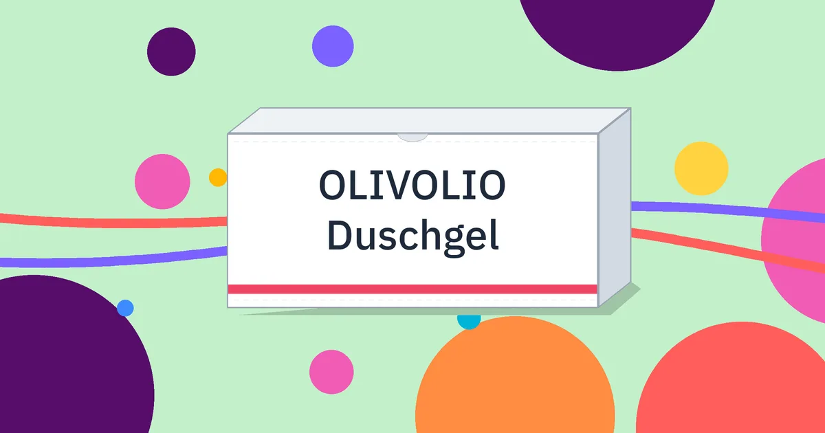Symbolbild: Packung mit der Aufschrift OLIVOLIO Duschgel (PZN 17910605) – Verfügbarkeit und Bezug in Apotheken in Frankfurt am Main