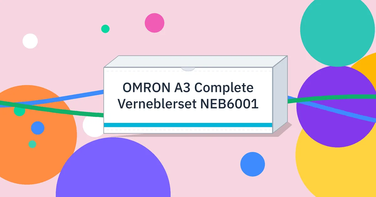 Symbolbild: Packung mit der Aufschrift OMRON A3 Complete Verneblerset NEB6001 (PZN 10789069) – Verfügbarkeit und Bezug in Apotheken in Frankfurt am Main