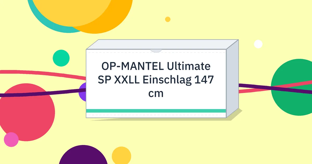 Symbolbild: Packung mit der Aufschrift OP-MANTEL Ultimate SP XXLL Einschlag 147 cm (PZN 04703402) – Verfügbarkeit und Bezug in Apotheken in Frankfurt am Main