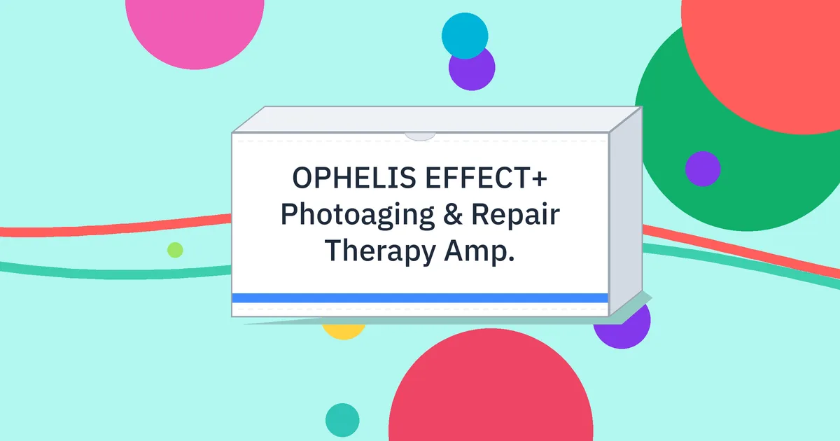 Symbolbild: Packung mit der Aufschrift OPHELIS EFFECT+ Photoaging & Repair Therapy Amp. (PZN 20056706) – Verfügbarkeit und Bezug in Apotheken in Frankfurt am Main