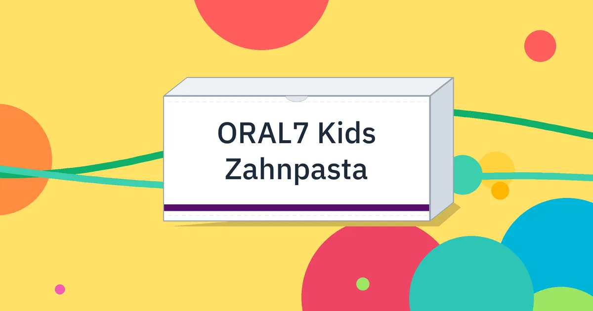 Symbolbild: Packung mit der Aufschrift ORAL7 Kids Zahnpasta (PZN 16667864) – Verfügbarkeit und Bezug in Apotheken in Frankfurt am Main