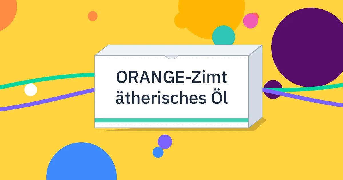Symbolbild: Packung mit der Aufschrift ORANGE-Zimt ätherisches Öl (PZN 06489686) – Verfügbarkeit und Bezug in Apotheken in Frankfurt am Main