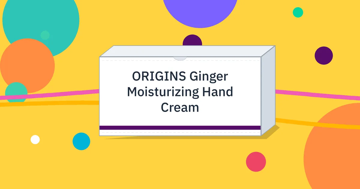 Symbolbild: Packung mit der Aufschrift ORIGINS Ginger Moisturizing Hand Cream (PZN 20102889) – Verfügbarkeit und Bezug in Apotheken in Frankfurt am Main