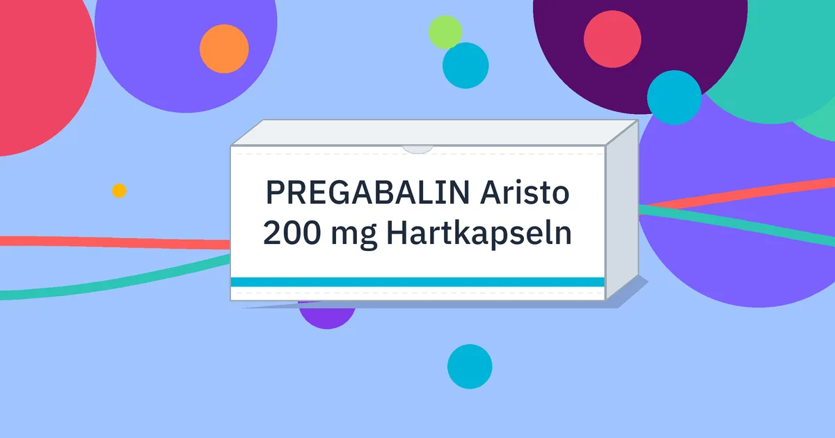 Symbolbild: Packung mit der Aufschrift PREGABALIN Aristo 200 mg Hartkapseln (PZN 10834410) – Verfügbarkeit und Bezug in Apotheken in Frankfurt am Main
