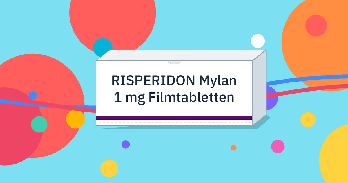 Symbolbild: Packung mit der Aufschrift RISPERIDON Mylan 1 mg Filmtabletten (PZN 07621521) – Verfügbarkeit und Bezug in Apotheken in Frankfurt am Main