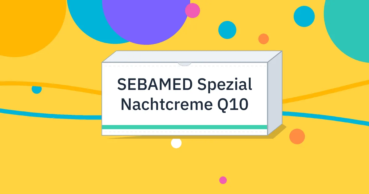 Symbolbild: Packung mit der Aufschrift SEBAMED Spezial Nachtcreme Q10 (PZN 01991719) – Verfügbarkeit und Bezug in Apotheken in Frankfurt am Main