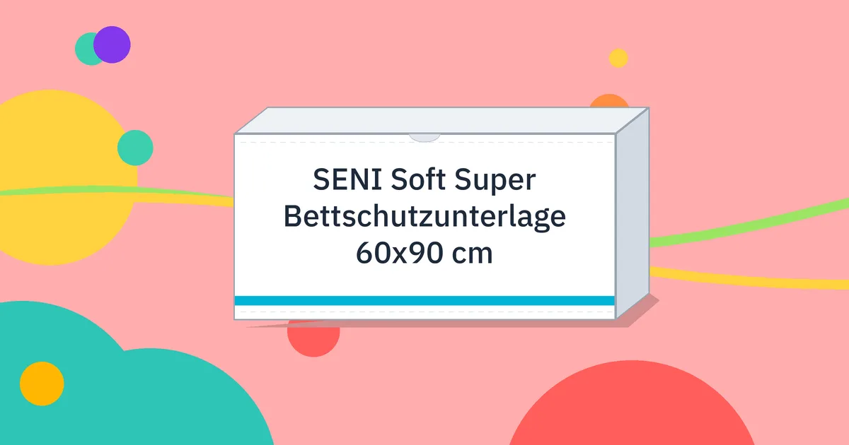Symbolbild: Packung mit der Aufschrift SENI Soft Super Bettschutzunterlage 60x90 cm (PZN 13598430) – Verfügbarkeit und Bezug in Apotheken in Frankfurt am Main