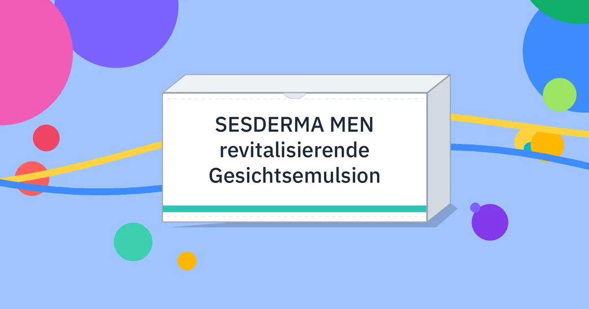 Symbolbild: Packung mit der Aufschrift SESDERMA MEN revitalisierende Gesichtsemulsion (PZN 18018650) – Verfügbarkeit und Bezug in Apotheken in Frankfurt am Main