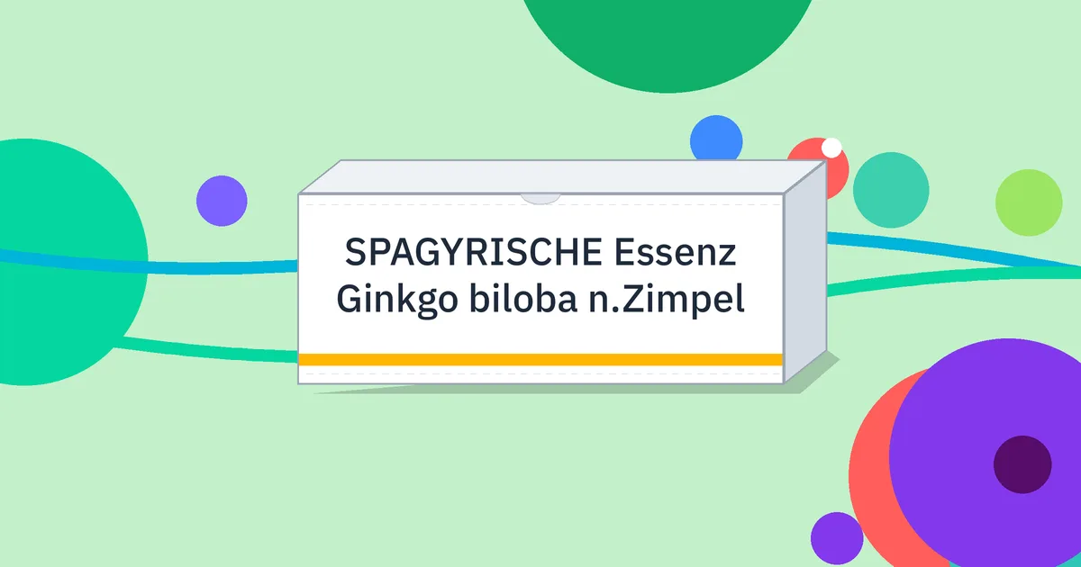 Symbolbild: Packung mit der Aufschrift SPAGYRISCHE Essenz Ginkgo biloba n.Zimpel (PZN 00916928) – Verfügbarkeit und Bezug in Apotheken in Frankfurt am Main