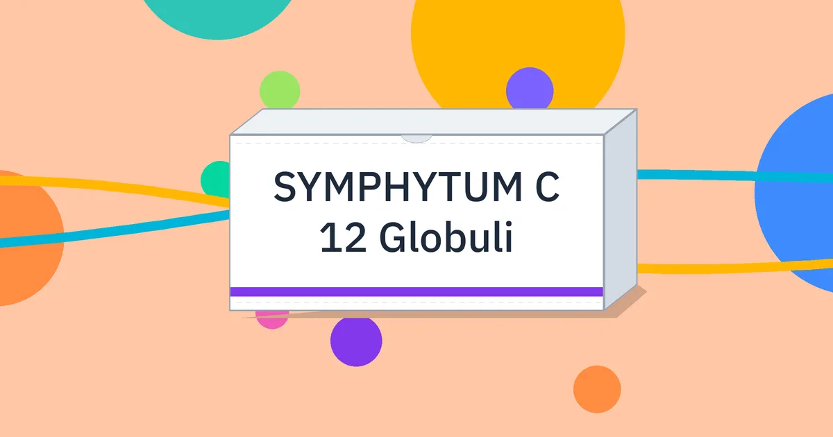 Symbolbild: Packung mit der Aufschrift SYMPHYTUM C 12 Globuli (PZN 07249725) – Verfügbarkeit und Bezug in Apotheken in Frankfurt am Main