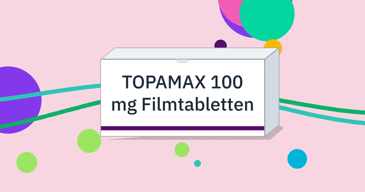 Symbolbild: Packung mit der Aufschrift TOPAMAX 100 mg Filmtabletten (PZN 03390390) – Verfügbarkeit und Bezug in Apotheken in Frankfurt am Main