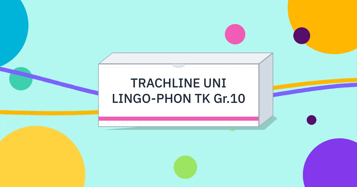 Symbolbild: Packung mit der Aufschrift TRACHLINE UNI LINGO-PHON TK Gr.10 (PZN 17156456) – Verfügbarkeit und Bezug in Apotheken in Frankfurt am Main