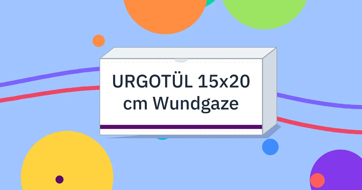 Symbolbild: Packung mit der Aufschrift URGOTÜL 15x20 cm Wundgaze (PZN 16000137) – Verfügbarkeit und Bezug in Apotheken in Frankfurt am Main