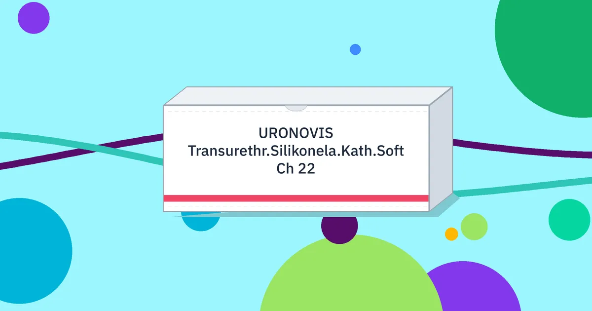 Symbolbild: Packung mit der Aufschrift URONOVIS Transurethr.Silikonela.Kath.Soft Ch 22 (PZN 02351979) – Verfügbarkeit und Bezug in Apotheken in Frankfurt am Main