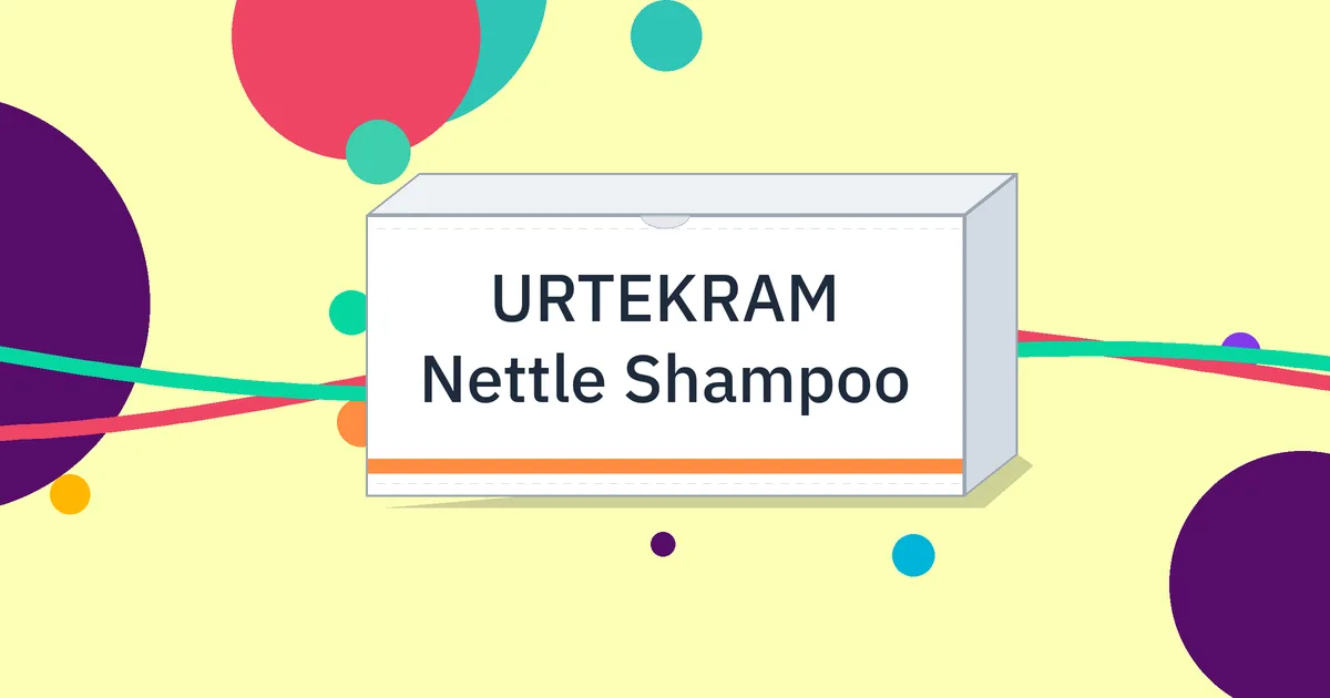 Symbolbild: Packung mit der Aufschrift URTEKRAM Nettle Shampoo (PZN 18820620) – Verfügbarkeit und Bezug in Apotheken in Frankfurt am Main
