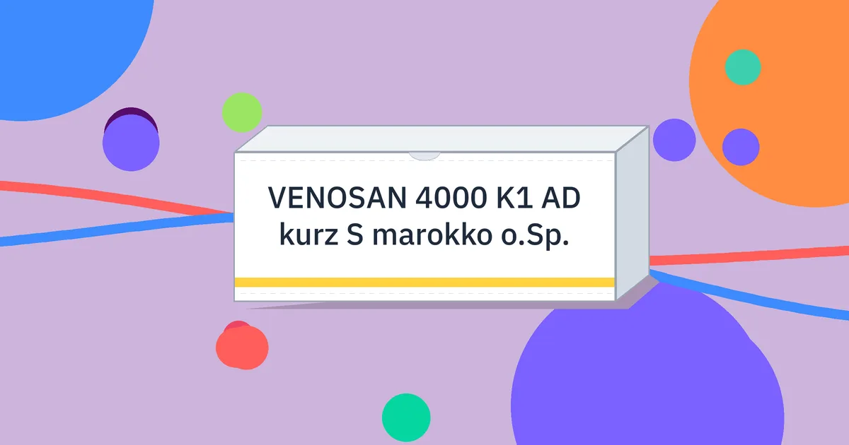 Symbolbild: Packung mit der Aufschrift VENOSAN 4000 K1 AD kurz S marokko o.Sp. (PZN 14424790) – Verfügbarkeit und Bezug in Apotheken in Frankfurt am Main