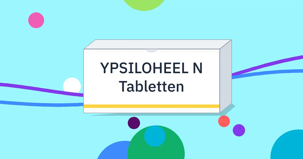 Symbolbild: Packung mit der Aufschrift YPSILOHEEL N Tabletten (PZN 01676372) – Verfügbarkeit und Bezug in Apotheken in Frankfurt am Main