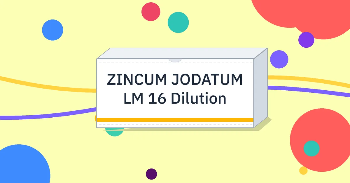 Symbolbild: Packung mit der Aufschrift ZINCUM JODATUM LM 16 Dilution (PZN 13294150) – Verfügbarkeit und Bezug in Apotheken in Frankfurt am Main