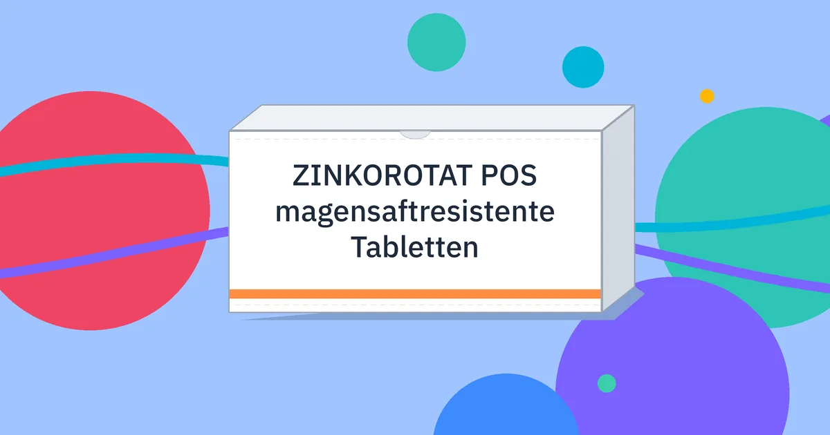 Symbolbild: Packung mit der Aufschrift ZINKOROTAT POS magensaftresistente Tabletten (PZN 06340903) – Verfügbarkeit und Bezug in Apotheken in Frankfurt am Main