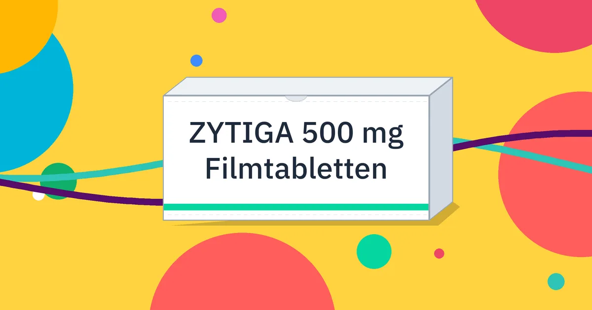 Symbolbild: Packung mit der Aufschrift ZYTIGA 500 mg Filmtabletten (PZN 15861311) – Verfügbarkeit und Bezug in Apotheken in Frankfurt am Main