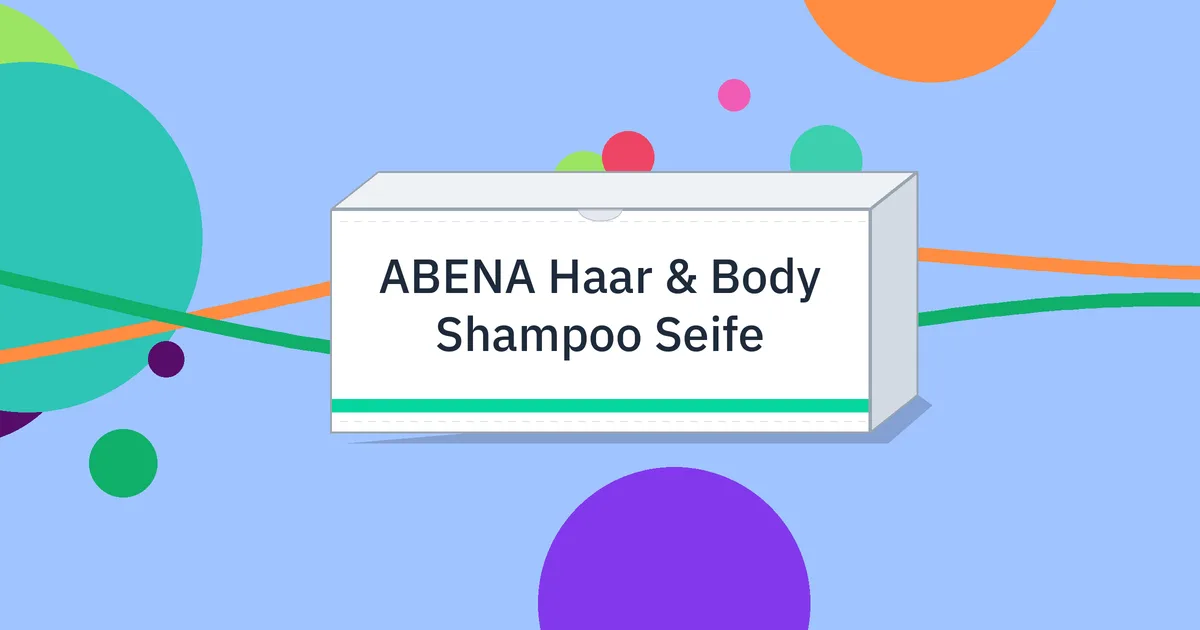 Symbolbild: Packung mit der Aufschrift ABENA Haar & Body Shampoo Seife (PZN 16907498) – Verfügbarkeit und Bezug in Apotheken in Frankfurt am Main