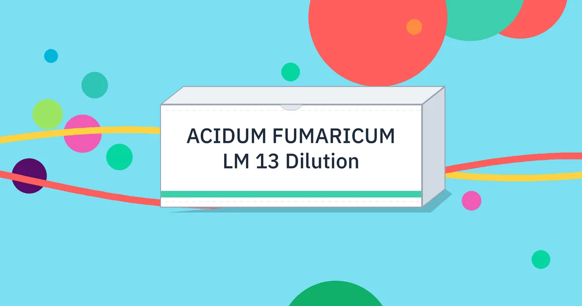 Symbolbild: Packung mit der Aufschrift ACIDUM FUMARICUM LM 13 Dilution (PZN 13274532) – Verfügbarkeit und Bezug in Apotheken in Frankfurt am Main