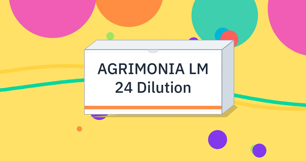 Symbolbild: Packung mit der Aufschrift AGRIMONIA LM 24 Dilution (PZN 13307065) – Verfügbarkeit und Bezug in Apotheken in Frankfurt am Main