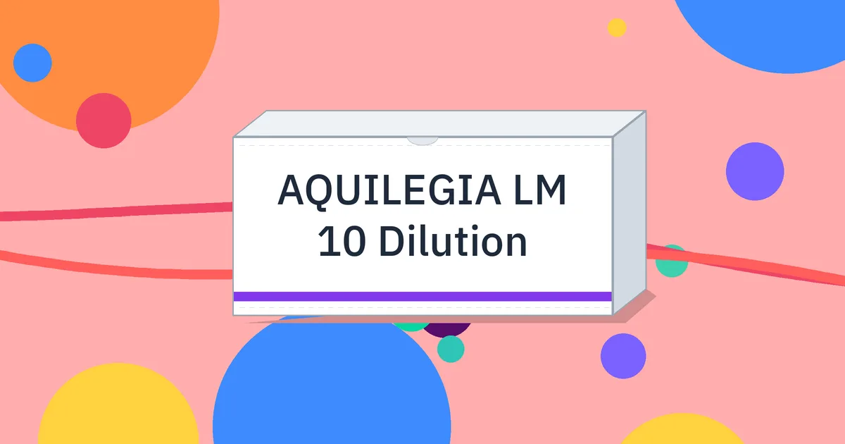 Symbolbild: Packung mit der Aufschrift AQUILEGIA LM 10 Dilution (PZN 13383706) – Verfügbarkeit und Bezug in Apotheken in Frankfurt am Main