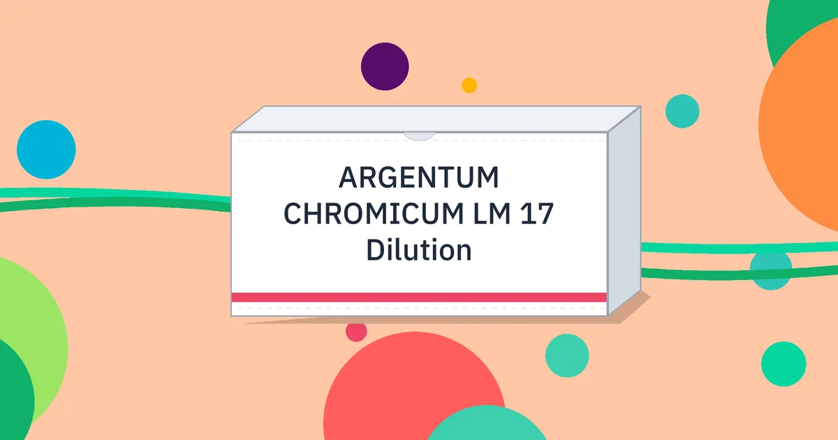 Symbolbild: Packung mit der Aufschrift ARGENTUM CHROMICUM LM 17 Dilution (PZN 13389614) – Verfügbarkeit und Bezug in Apotheken in Frankfurt am Main